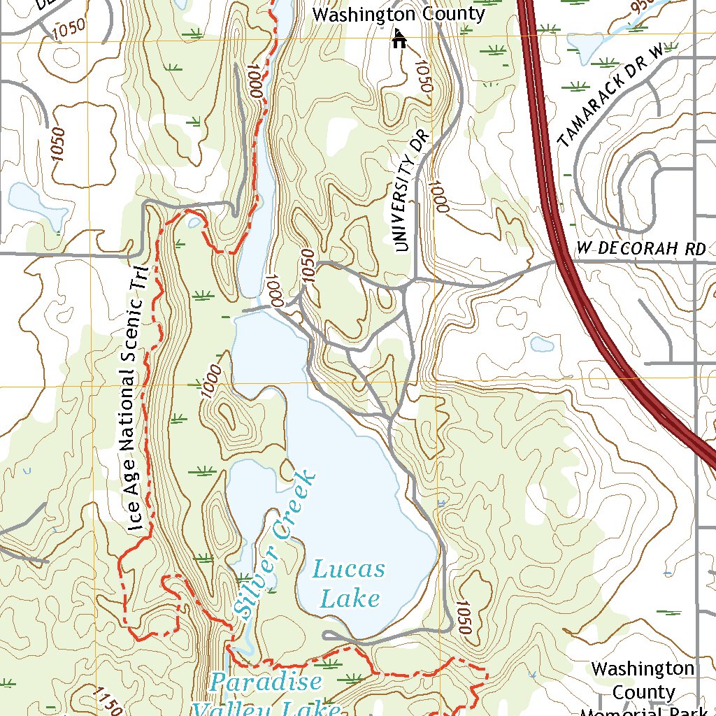 West Bend, WI (2022, 24000-Scale) Map by United States Geological ...