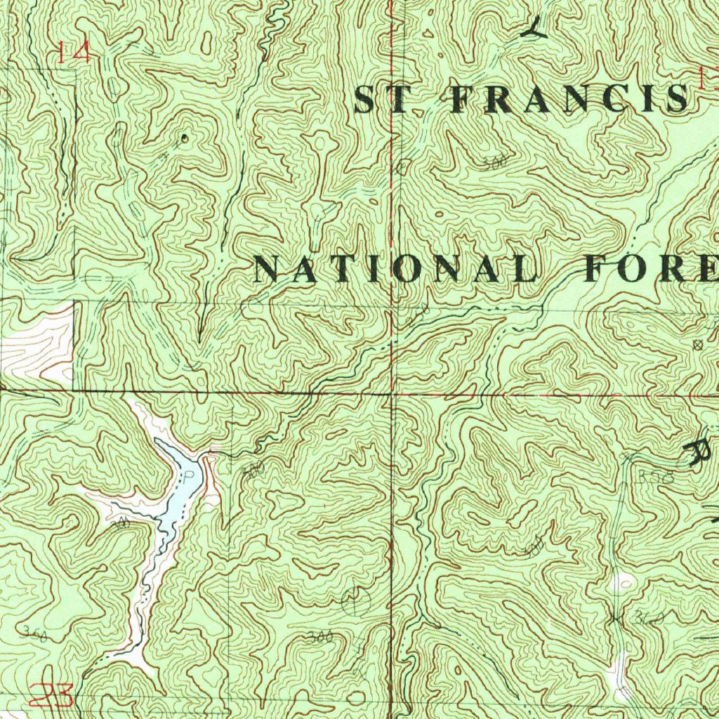 West Helena, AR (1982, 24000-Scale) Map by United States Geological ...