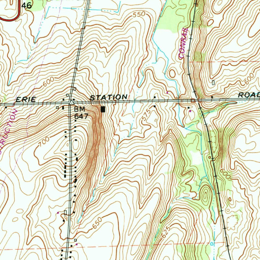 West Henrietta, NY (1971, 24000-Scale) Map by United States Geological ...