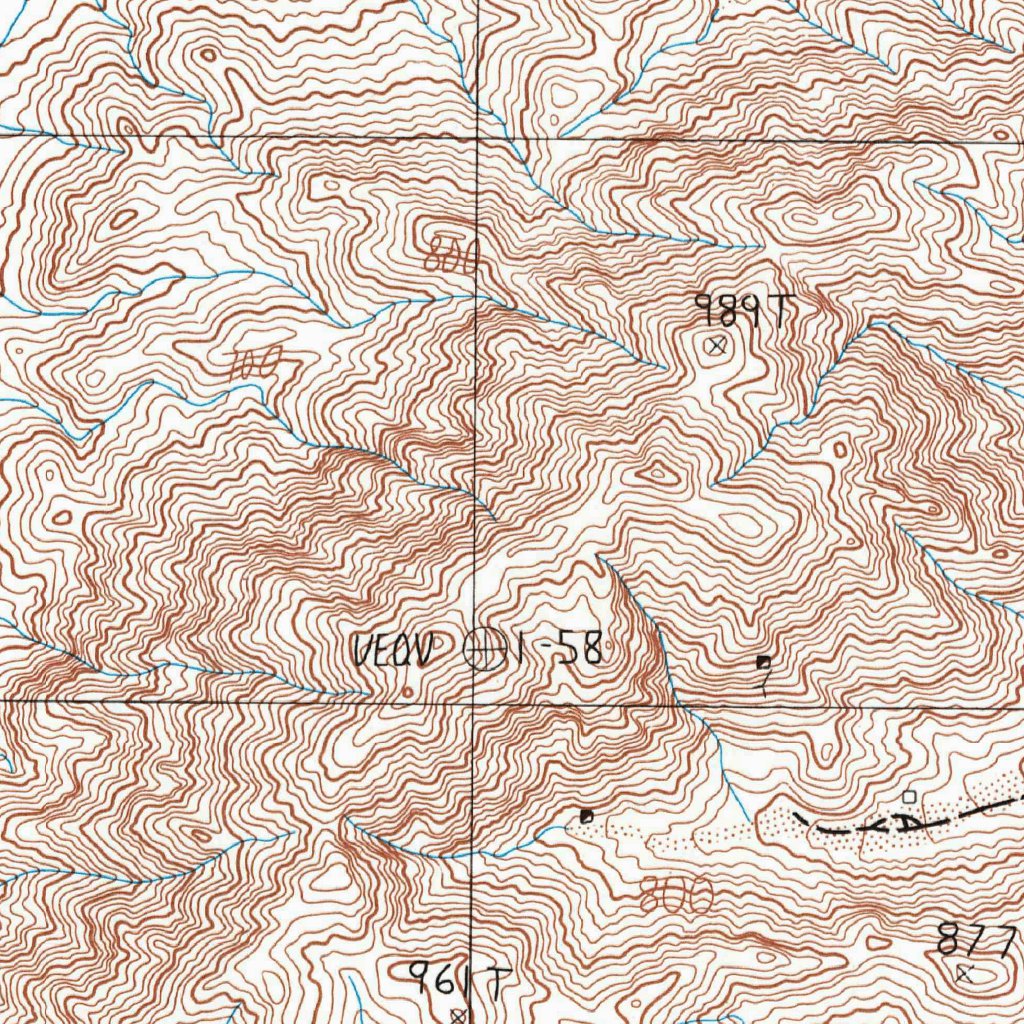 West Of Baker, CA (1983, 24000-Scale) Map by United States Geological ...