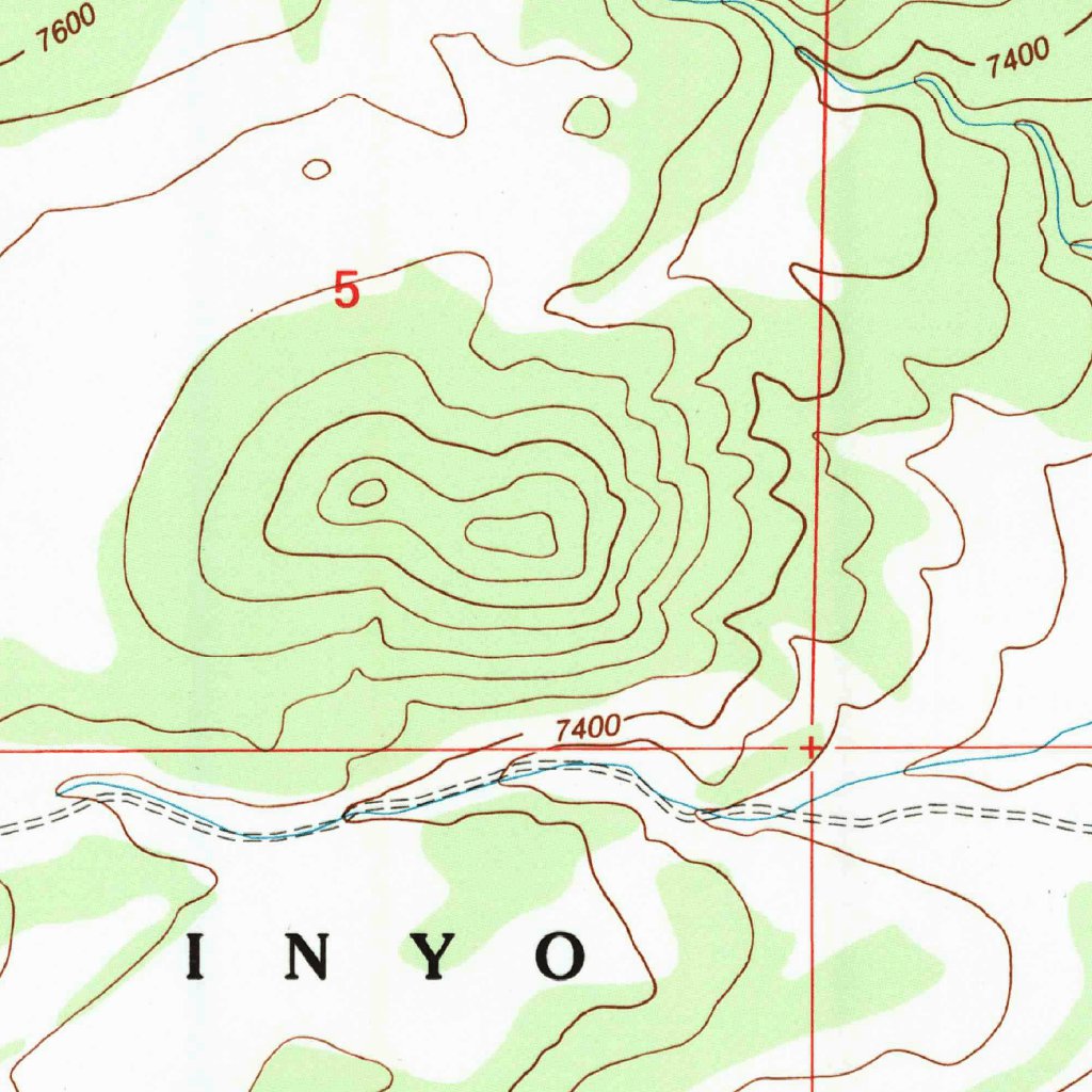 West Of Huntoon Spring, CA-NV (1994, 24000-Scale) Map by United States ...