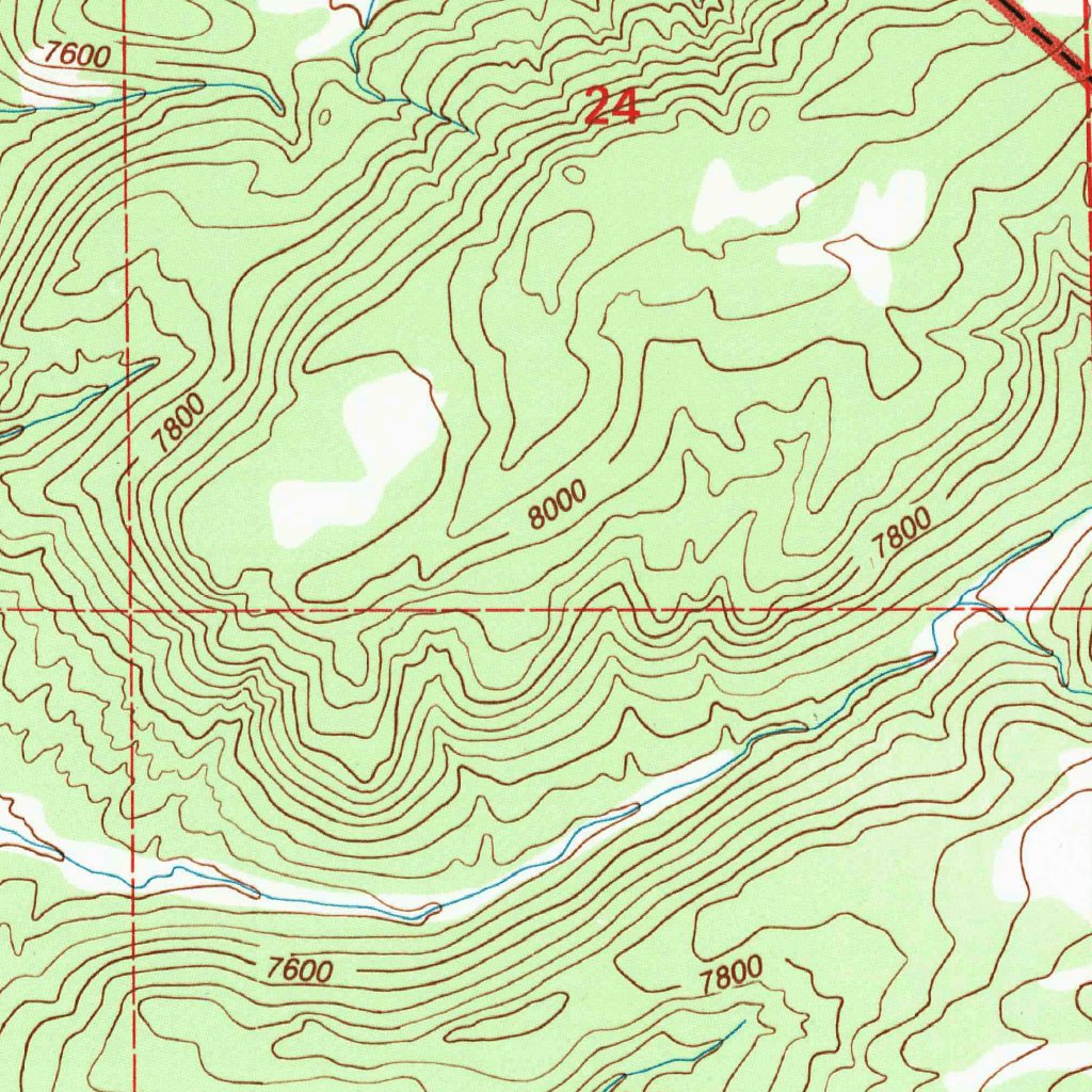 West Of Huntoon Spring, CA-NV (1994, 24000-Scale) Map by United States ...