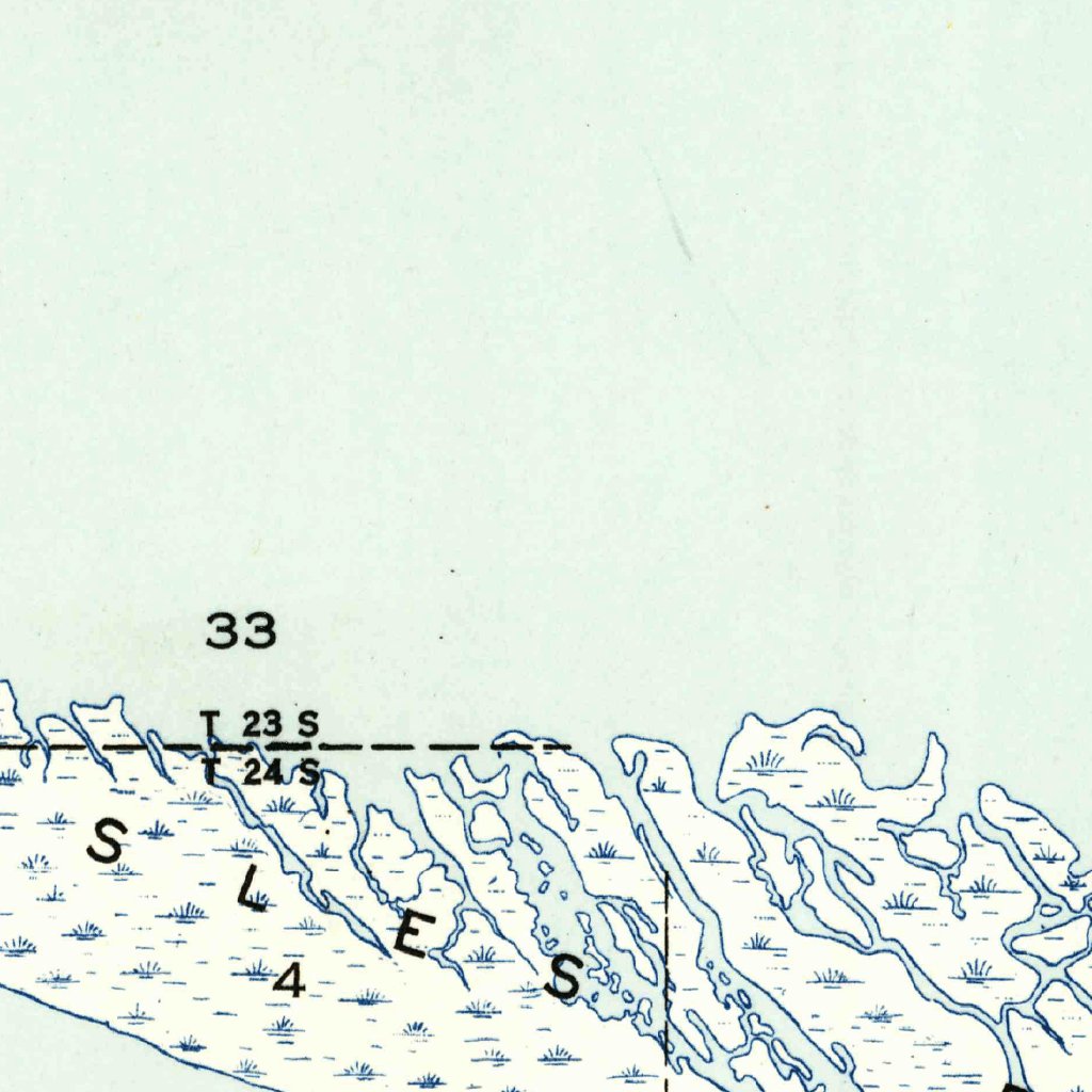 Western Isles Dernieres, LA (1947, 31680-Scale) Map by United States ...