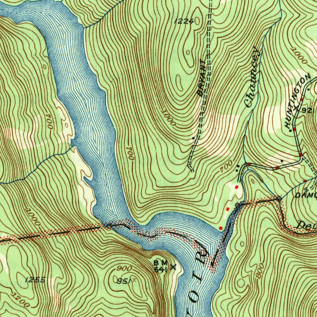 Westhampton, MA (1947, 31680-Scale) Map by United States Geological ...