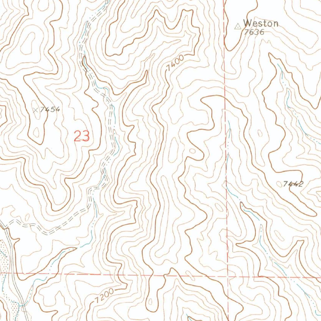 Weston, CO (1971, 24000-Scale) Map by United States Geological Survey ...