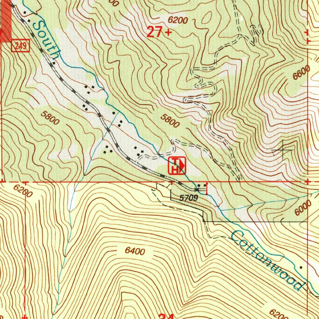 Wheeler Mountain, MT (2000, 24000-Scale) Map by United States ...