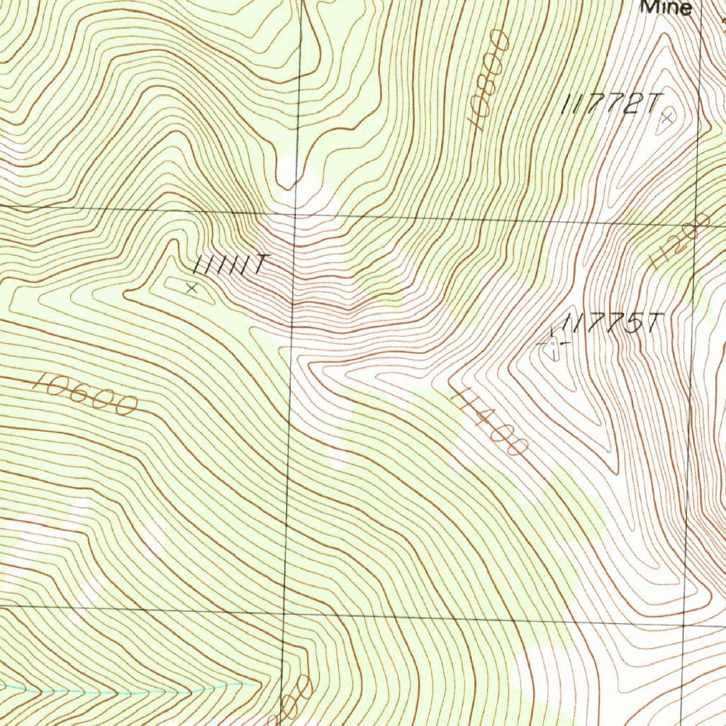 Wheeler Peak, NV (1987, 24000-Scale) Map by United States Geological ...