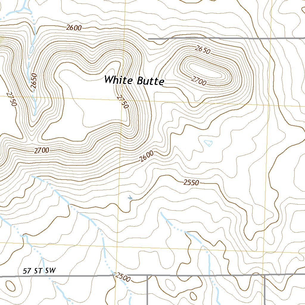 White Butte East, ND (2020, 24000-Scale) Map by United States ...
