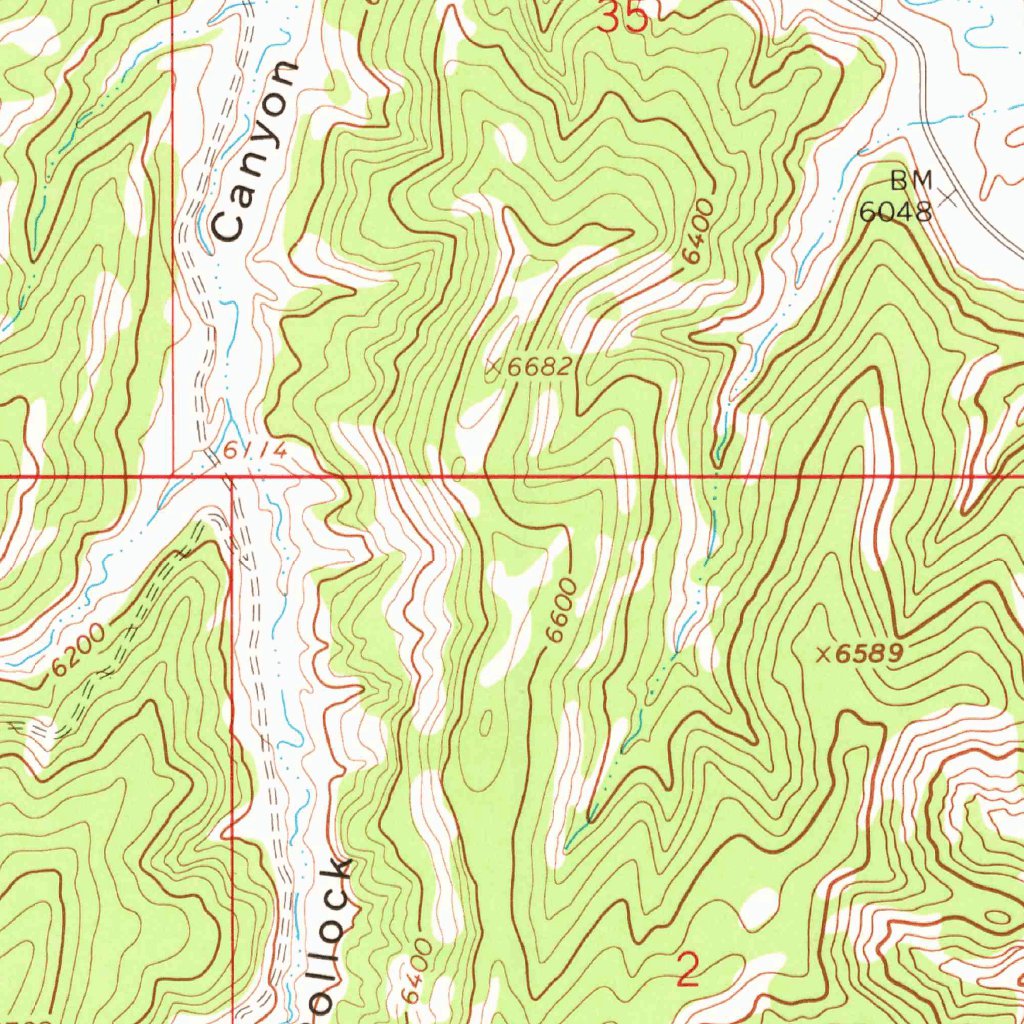 White Coyote Draw, CO (1964, 24000-Scale) Map by United States ...