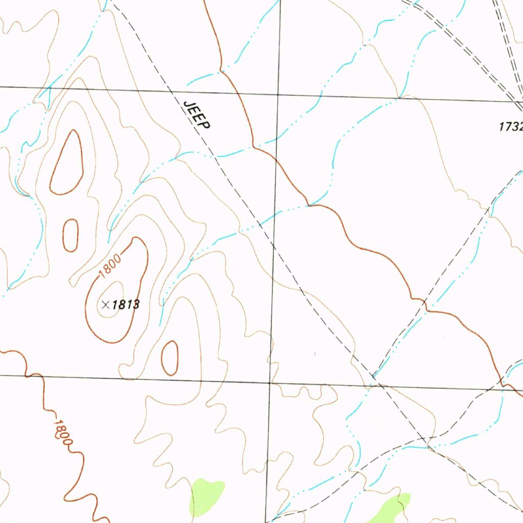 White Horse Mountain NW, NV (1982, 24000-Scale) Map by United States ...