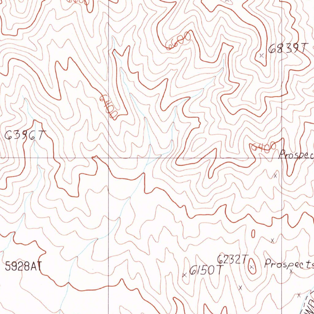 White Patch Draw, NV (1987, 24000-Scale) Map by United States ...
