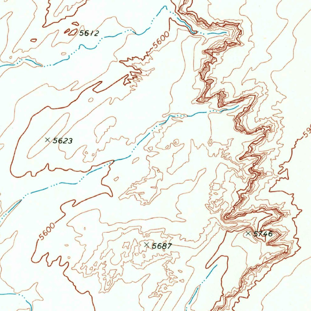 White Point, AZ (1968, 24000-Scale) Map by United States Geological ...