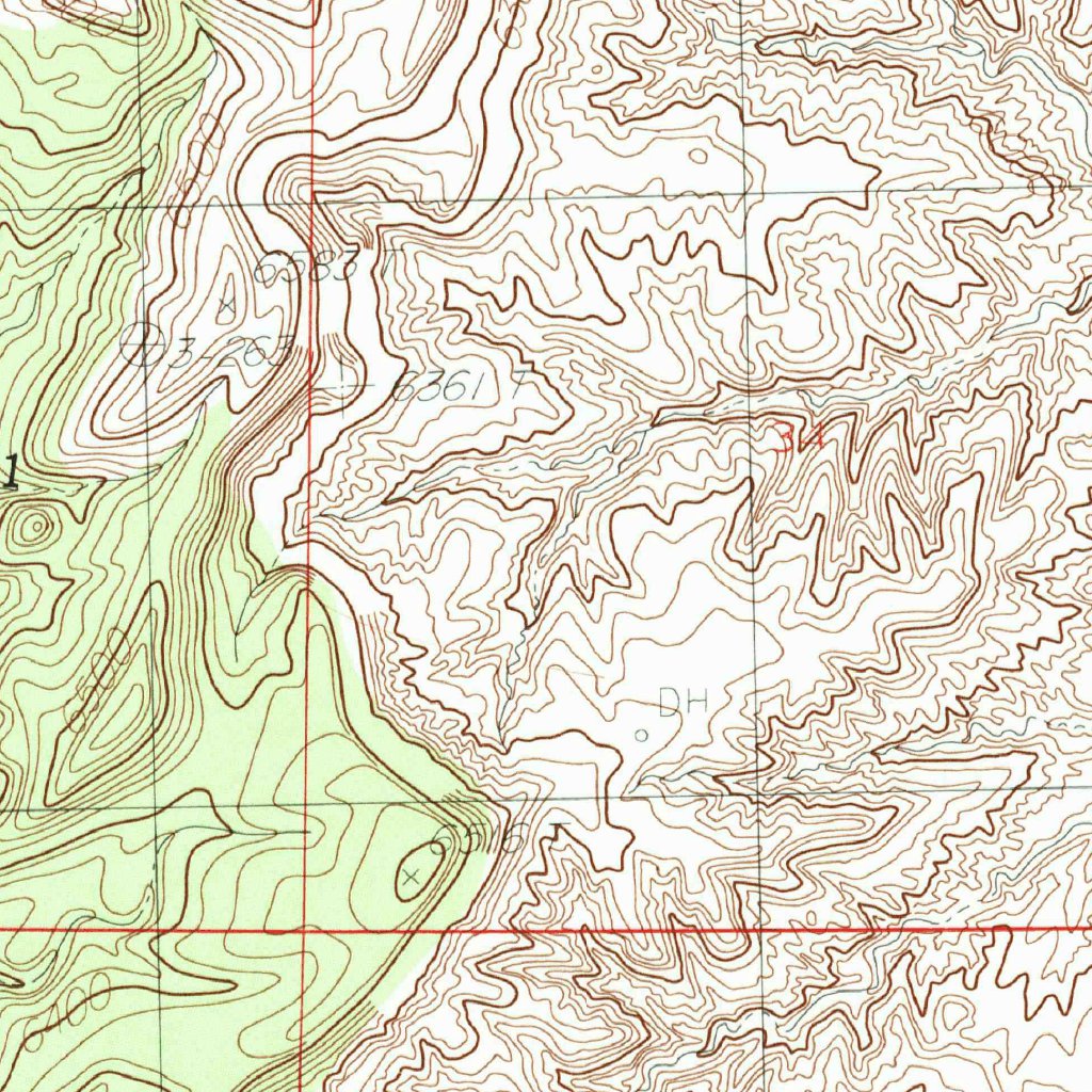 White Ridge, NM (1985, 24000-Scale) Map by United States Geological ...