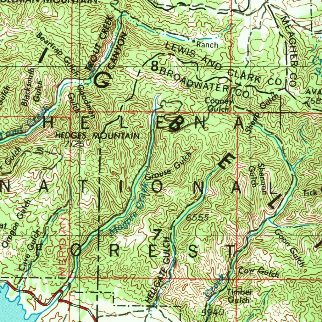 White Sulphur Springs, MT (1958, 250000-Scale) Map by United States ...
