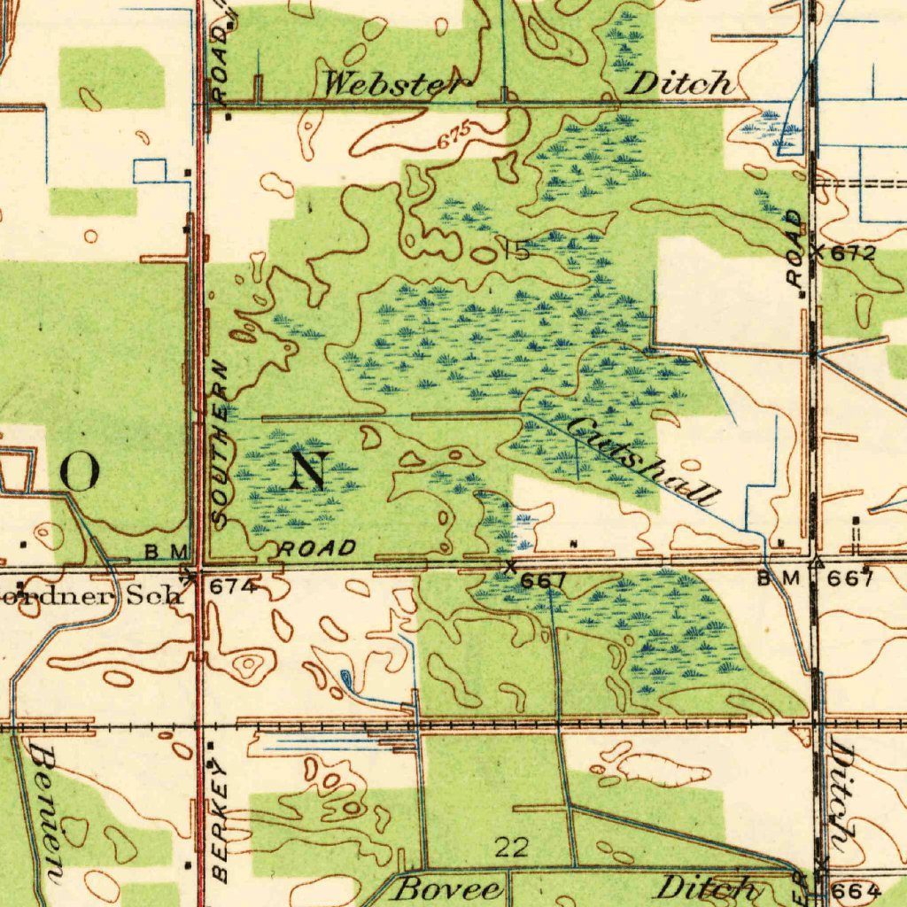 Whitehouse, OH (1940, 31680-Scale) Map by United States Geological ...