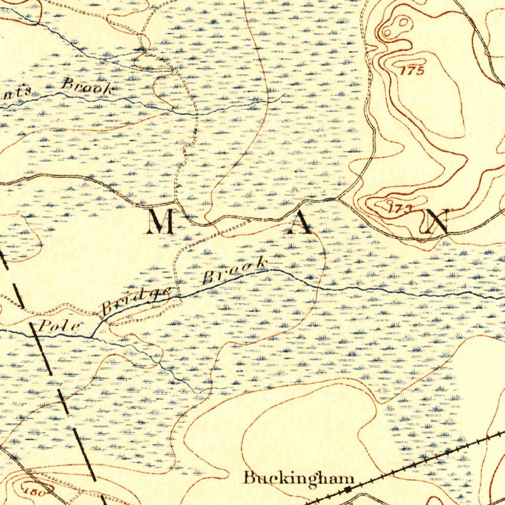 Whiting, NJ (1888, 62500-Scale) Map by United States Geological Survey ...