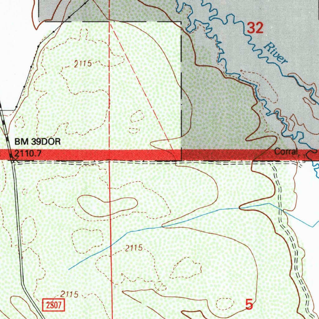 Whitmore Hot Springs, CA (1994, 24000-Scale) Map by United States ...