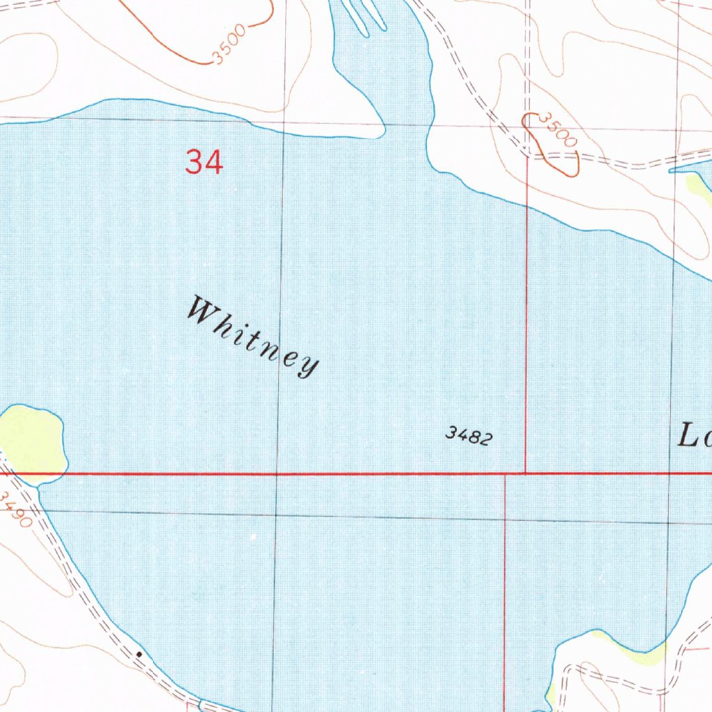 Whitney, NE (1980, 24000-Scale) Map by United States Geological Survey ...