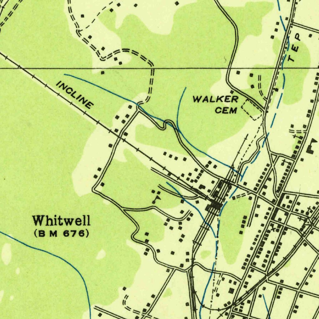 Whitwell, TN (1936, 24000-Scale) Map by United States Geological Survey ...
