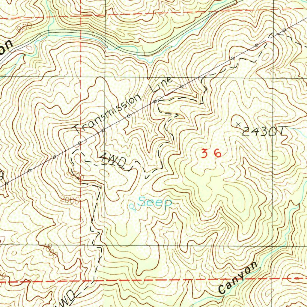 Wilbur Springs, CA (1989, 24000-Scale) Map by United States Geological ...