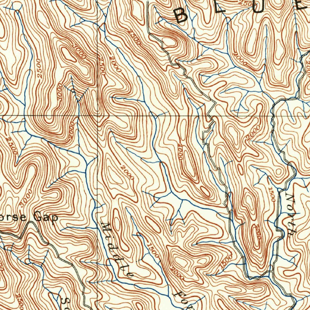 Wilkesboro, NC (1889, 125000-Scale) Map by United States Geological ...