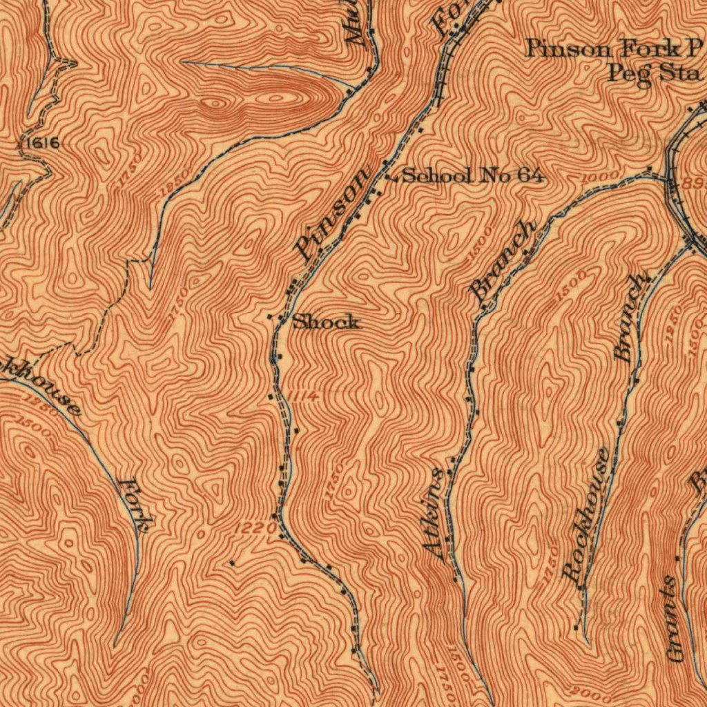 Williamson, KY-WV (1915, 62500-Scale) Map by United States Geological ...