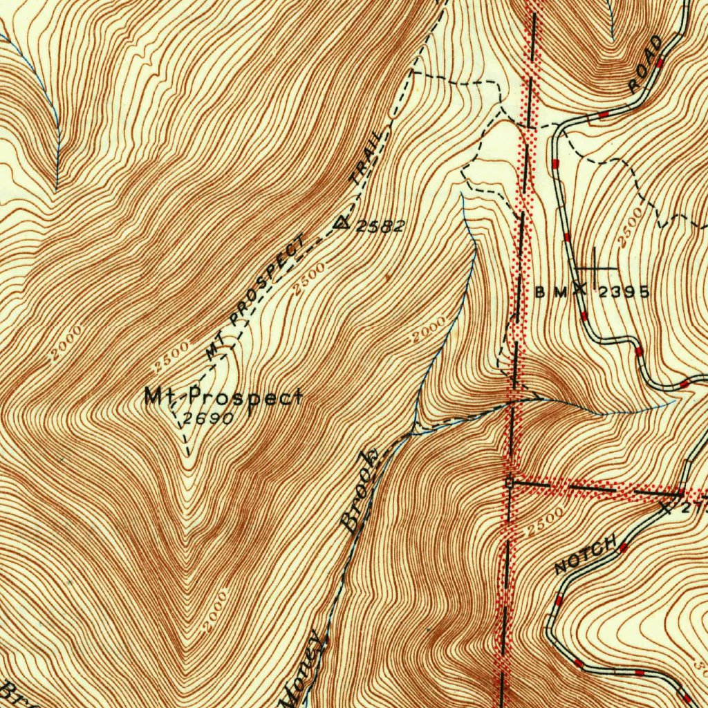Williamstown, MA-VT (1947, 31680-Scale) Map by United States Geological ...