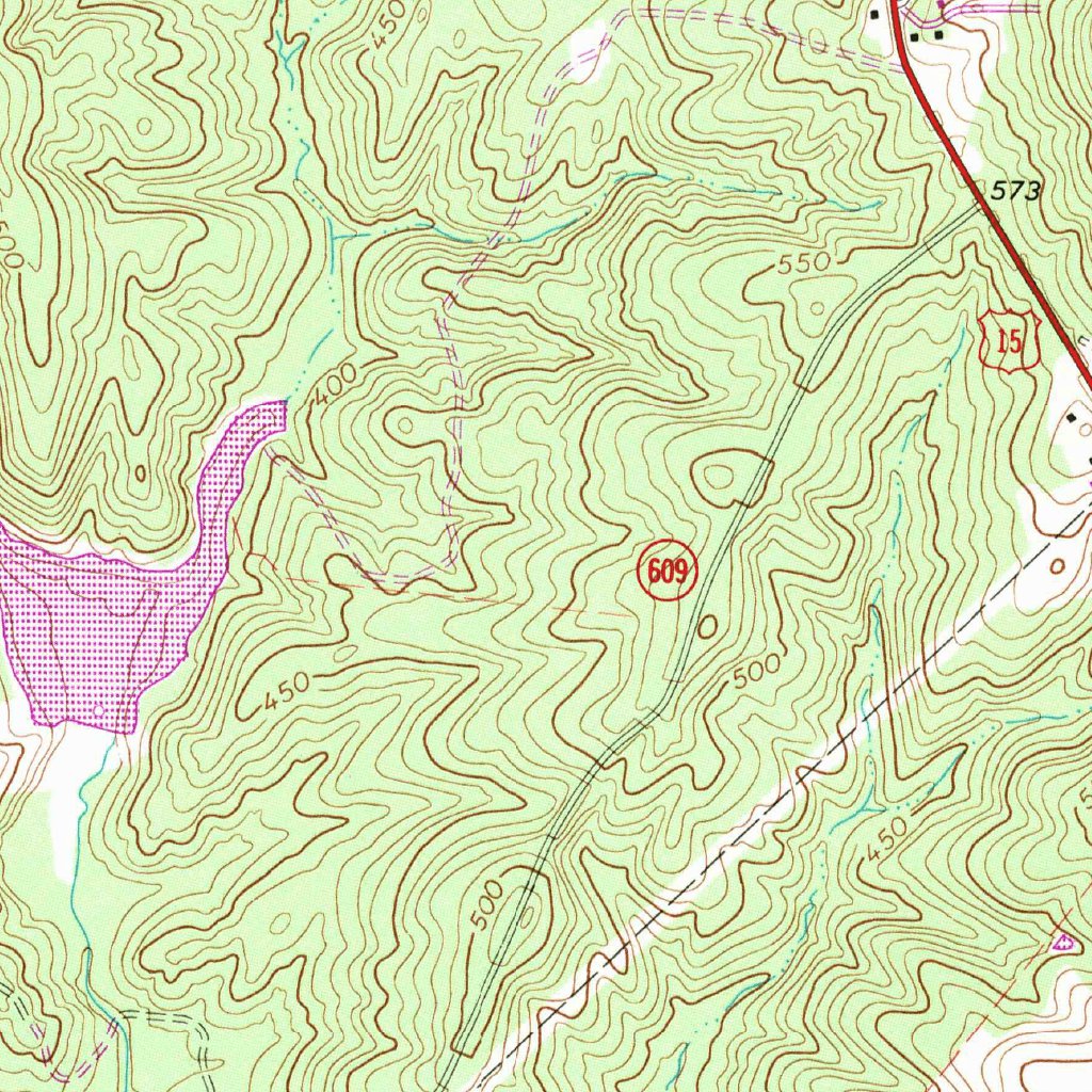 Willis Mountain, VA (1968, 24000-Scale) Map by United States Geological ...