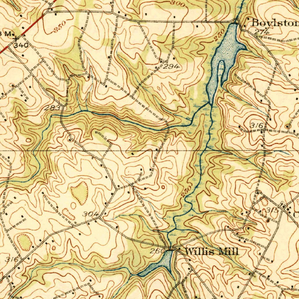 Williston, SC (1927, 62500-Scale) Map by United States Geological ...