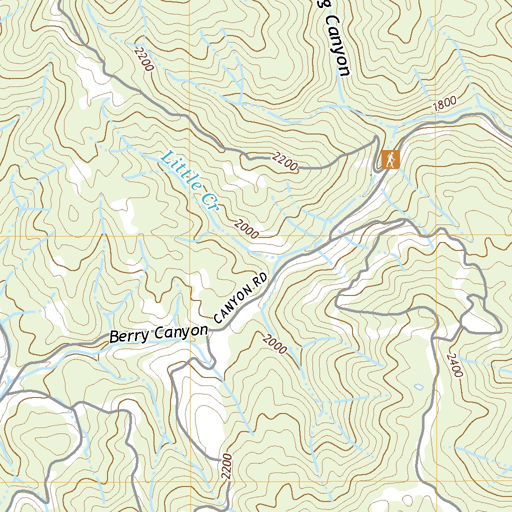 Willits, CA (2022, 24000-Scale) Map by United States Geological Survey ...