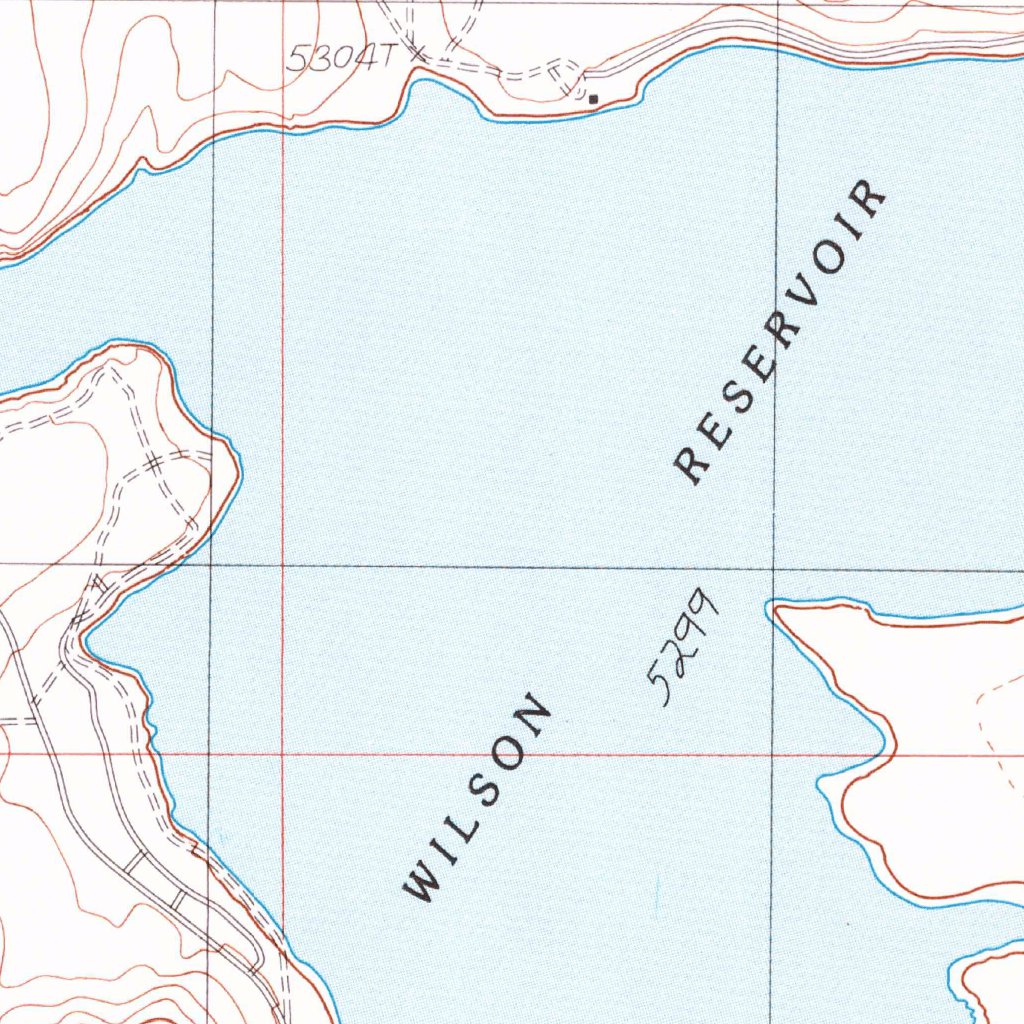 Wilson Reservoir, NV (1987, 24000-Scale) Map by United States ...
