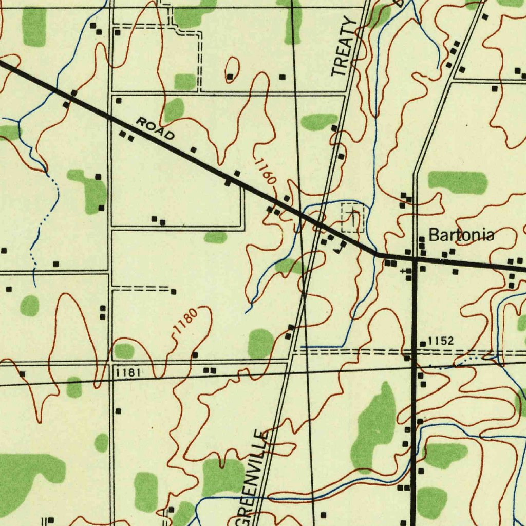 Winchester, IN-OH (1943, 62500-Scale) Map by United States Geological ...