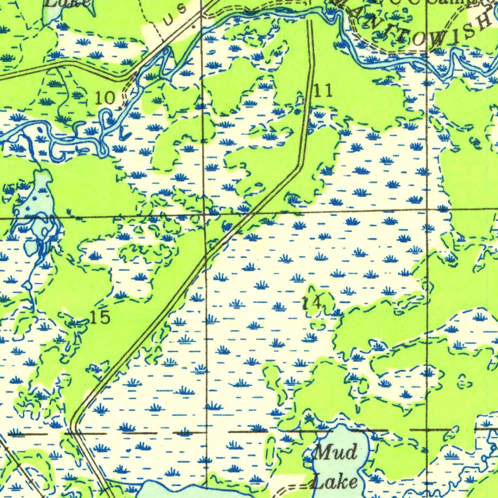 Winchester, WI (1939, 48000-Scale) Map by United States Geological ...