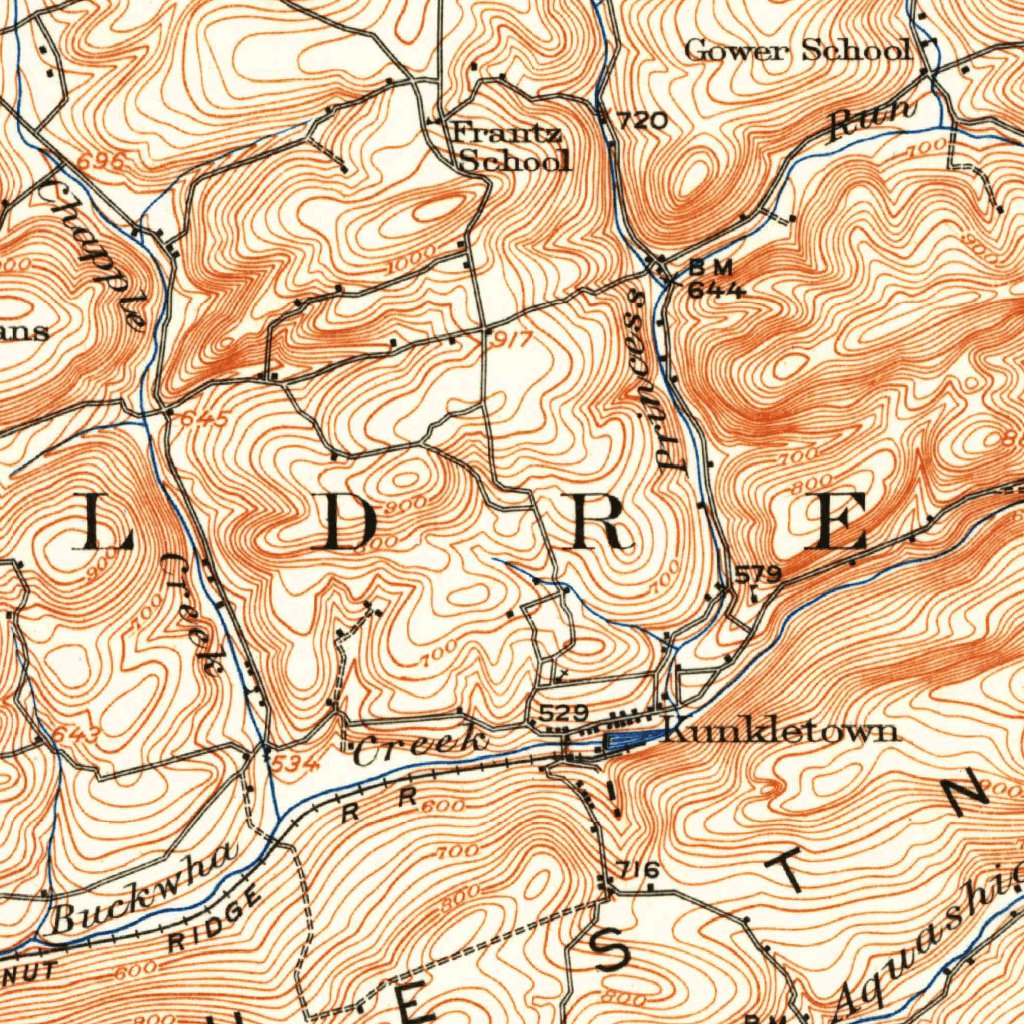 Wind Gap, PA (1914, 62500-Scale) Map by United States Geological Survey ...