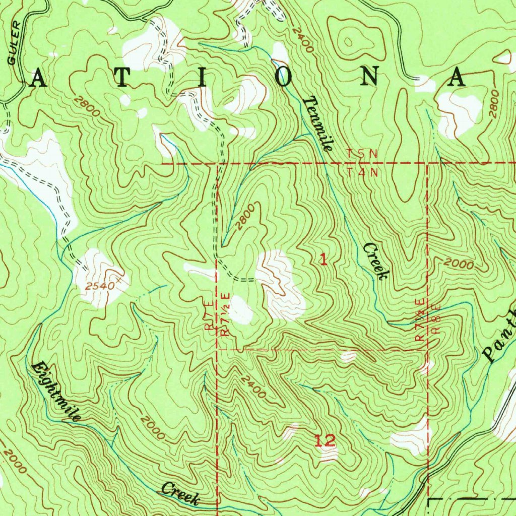 Wind River, WA (1957, 62500-Scale) Map by United States Geological ...