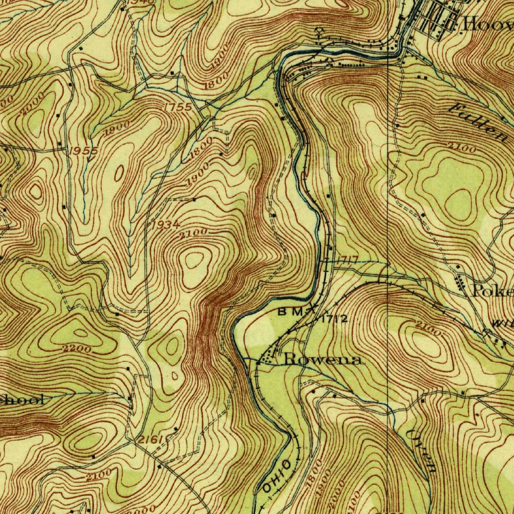 Windber, PA (1916, 62500-Scale) Map by United States Geological Survey ...