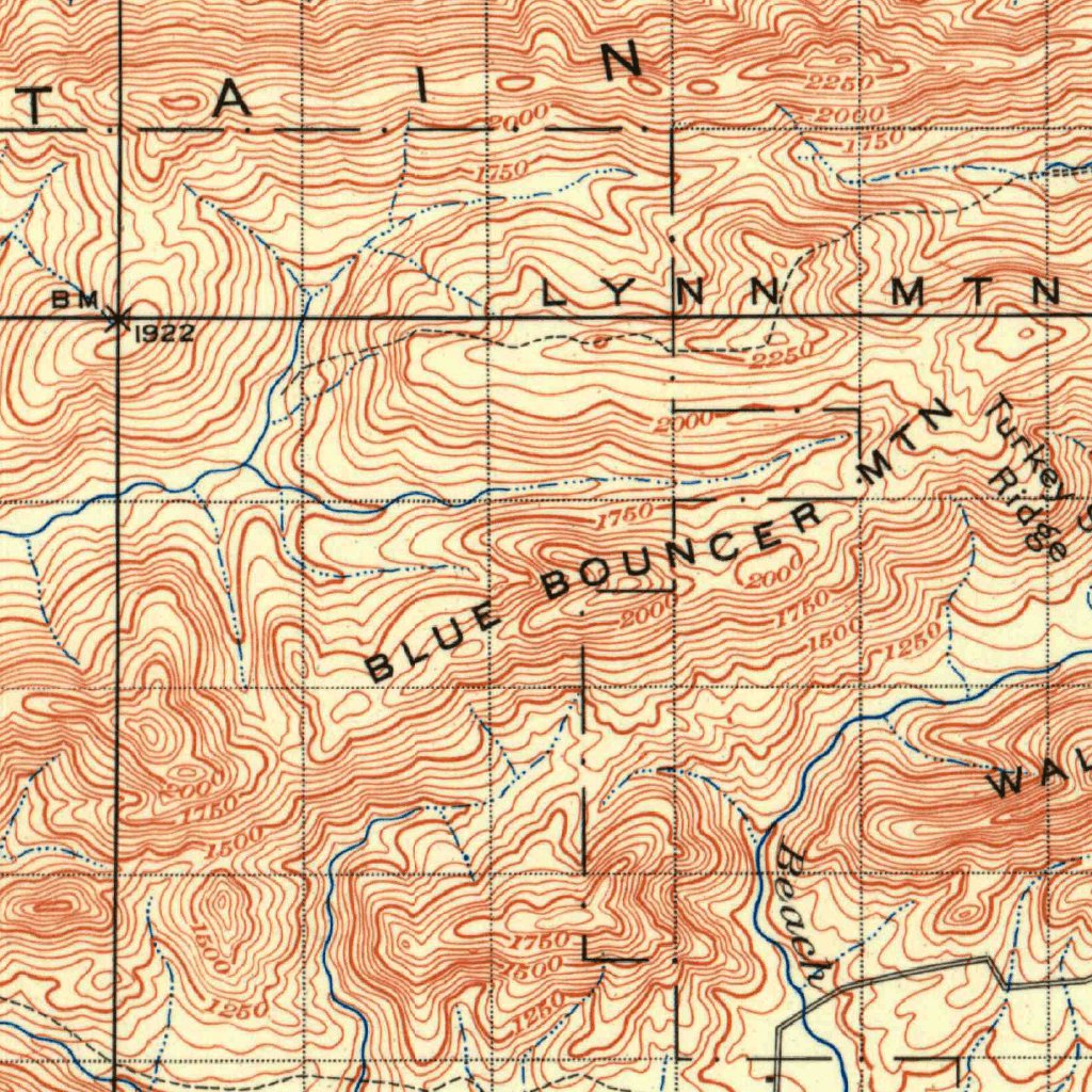 Winding Stair, OK (1909, 125000-Scale) Map by United States Geological ...