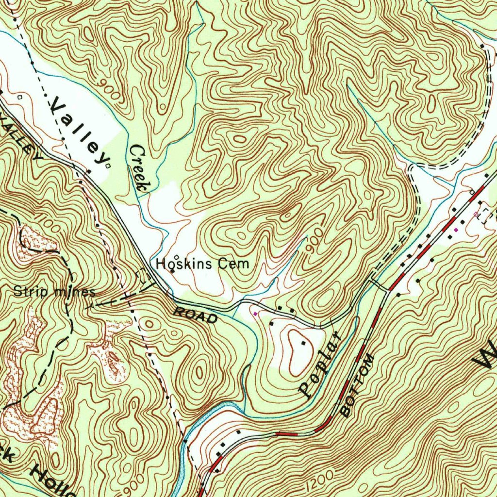 Windrock, TN (1968, 24000-Scale) Map by United States Geological Survey ...