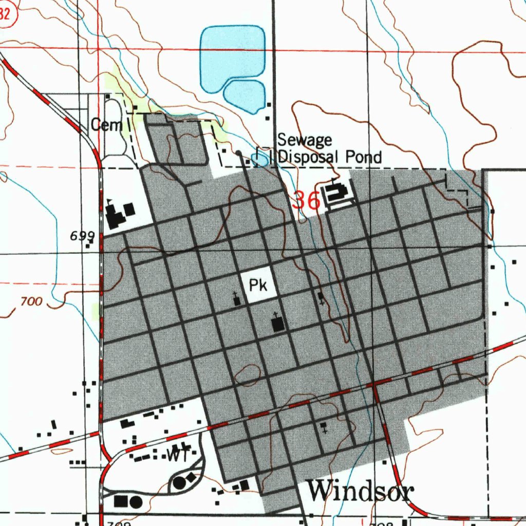 Windsor, IL (1998, 24000-Scale) Map by United States Geological Survey ...