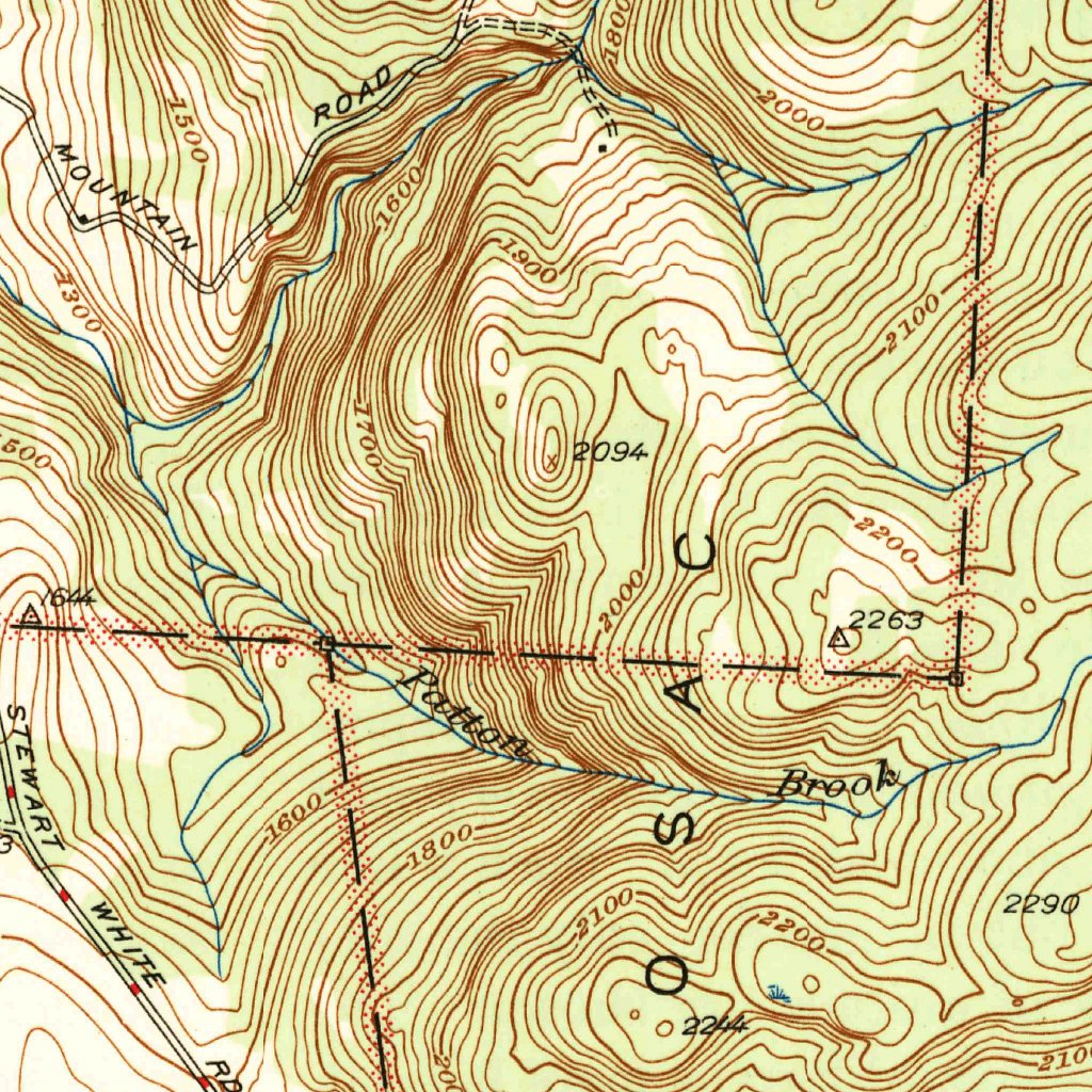 Windsor, MA (1947, 31680-Scale) Map by United States Geological Survey ...