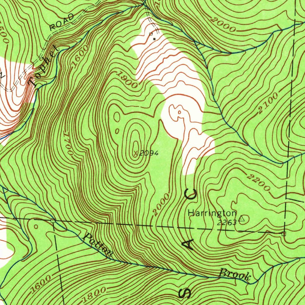 Windsor, MA (1960, 24000-Scale) Map by United States Geological Survey ...