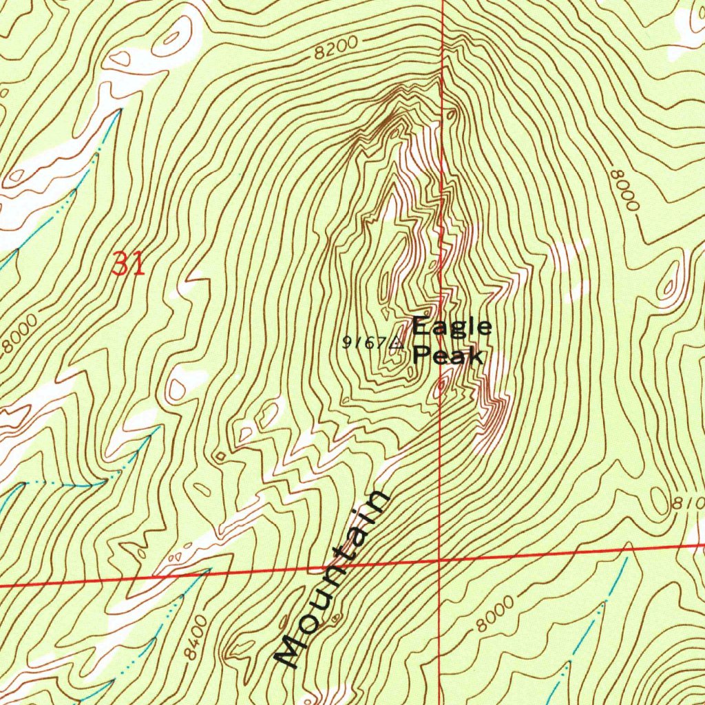 Windy Peak, WY (1964, 24000-Scale) Map by United States Geological ...