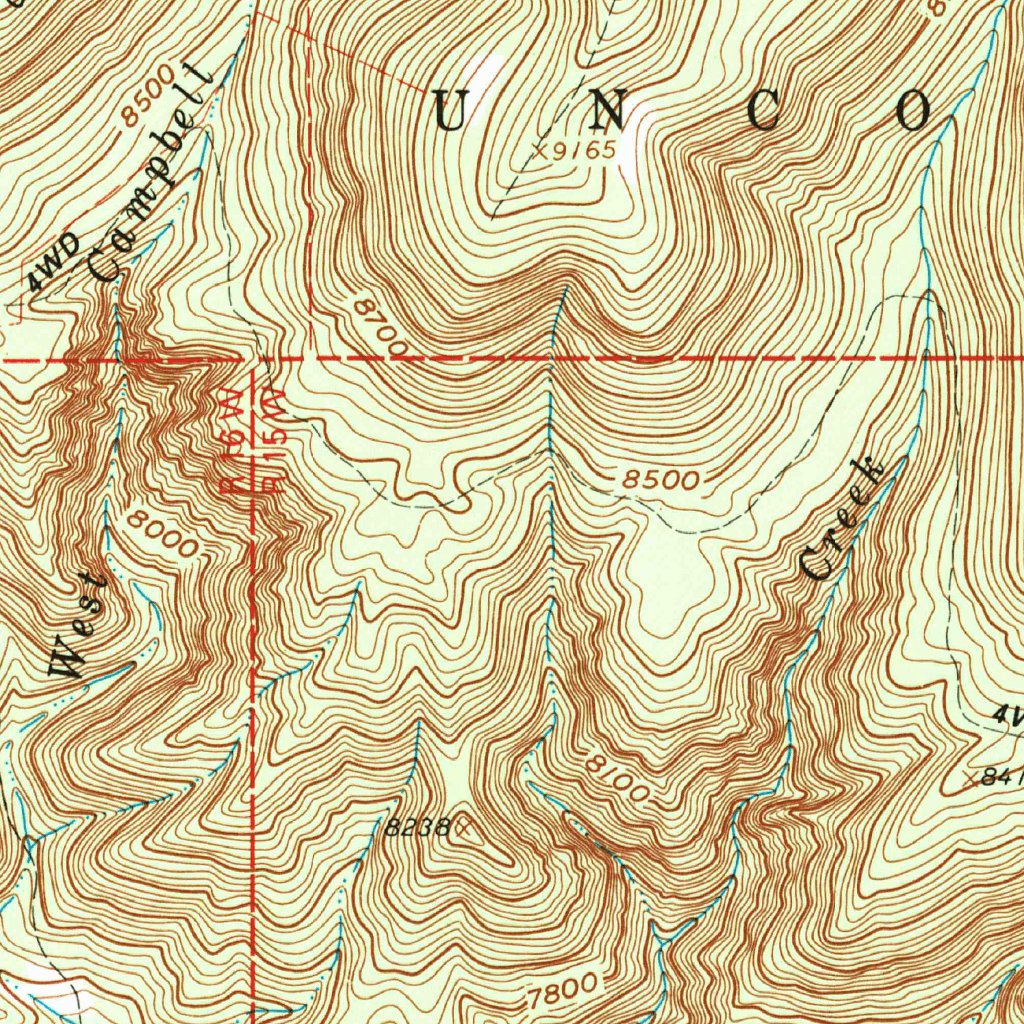 Windy Point, CO (1994, 24000-Scale) Map by United States Geological ...