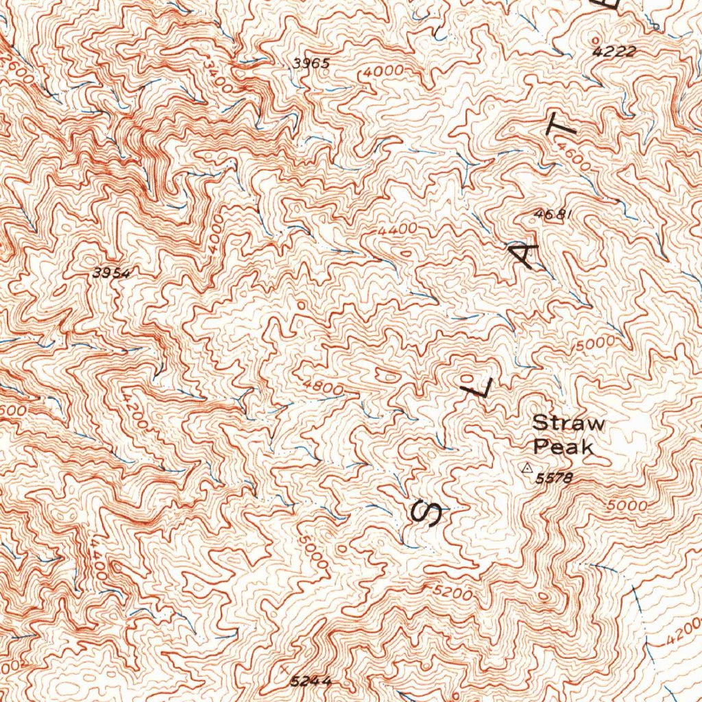 Wingate Pass, CA (1950, 62500-Scale) Map by United States Geological ...