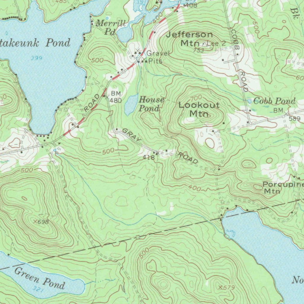 Winn, ME (1960, 62500-Scale) Map by United States Geological Survey ...