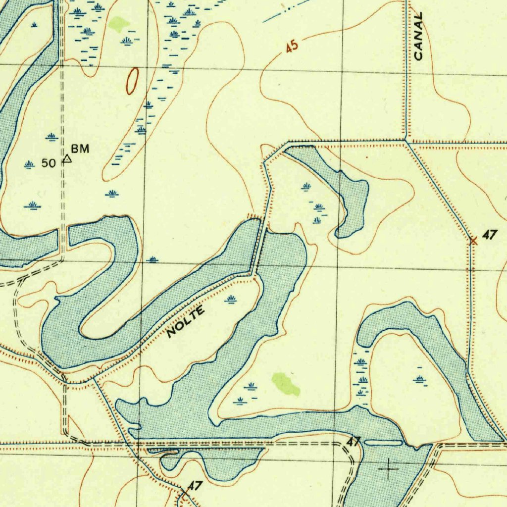 Winnie NW, TX (1945, 31680-Scale) Map by United States Geological ...
