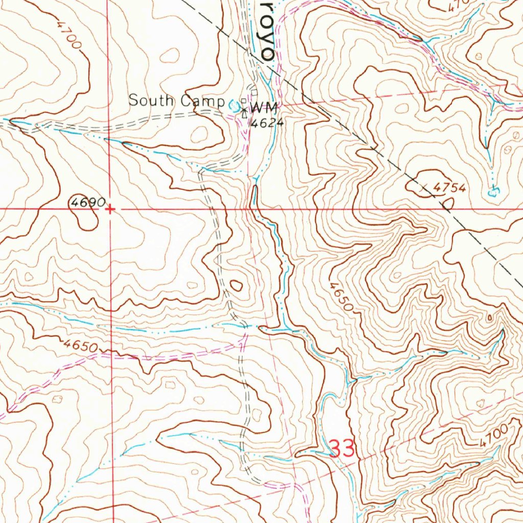Wire Lake, NM (1967, 24000-Scale) Map by United States Geological ...