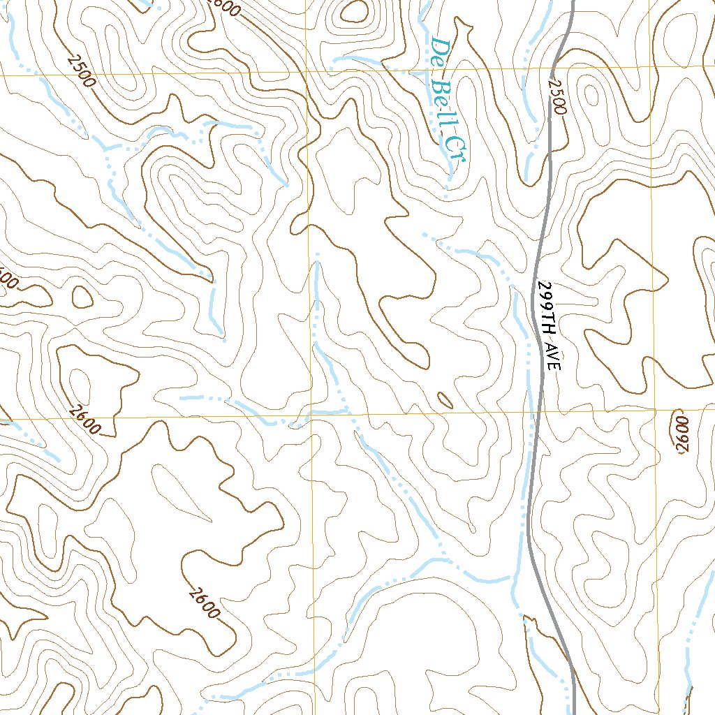 Witten SW, SD (2021, 24000-Scale) Map by United States Geological ...