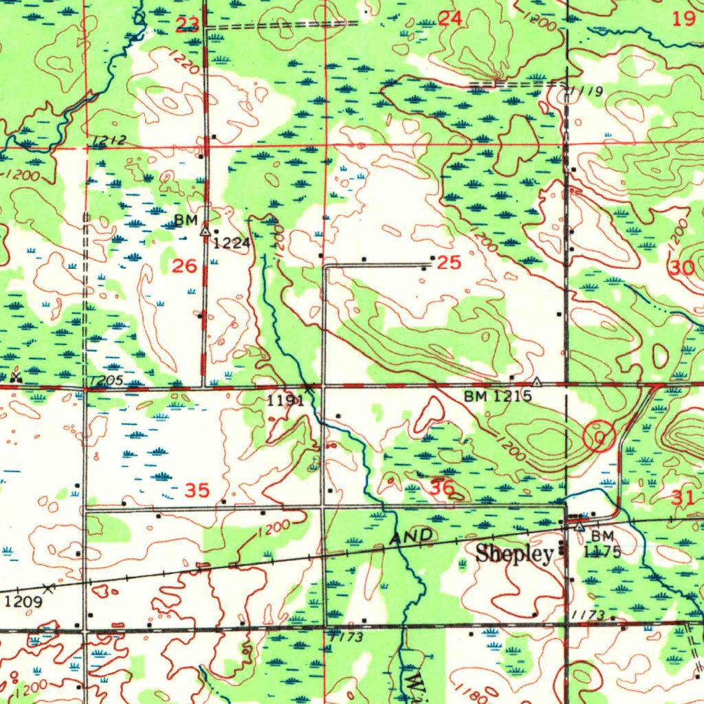 Wittenberg, WI (1964, 62500-Scale) Map by United States Geological ...
