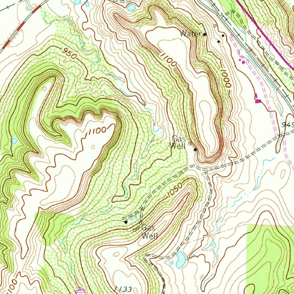 Wizard Wells, TX (1960, 24000-Scale) Map by United States Geological ...
